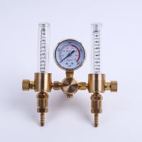 China High Pressure Argon Regulator Dual Co2 Flowmeter for Mig Tig Welding Gas Connection for sale