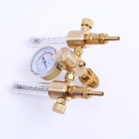 China High Pressure Argon Regulator Dual Co2 Flowmeter for Mig Tig Welding Gas Connection for sale