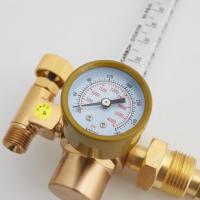 China Gas Reducer CGA320 CGA580 Inlet Connection TIG Welder MIG Welding Gauge CO2 Flowmeter Argon Regulator for sale