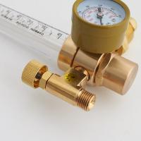 China Gas Reducer CGA320 CGA580 Inlet Connection TIG Welder MIG Welding Gauge CO2 Flowmeter Argon Regulator for sale