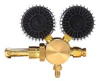 China 0-800 PSI Pressure CGA580 Inlet Nitrogen Regulator for HVAC Purging Made of Solid Brass for sale