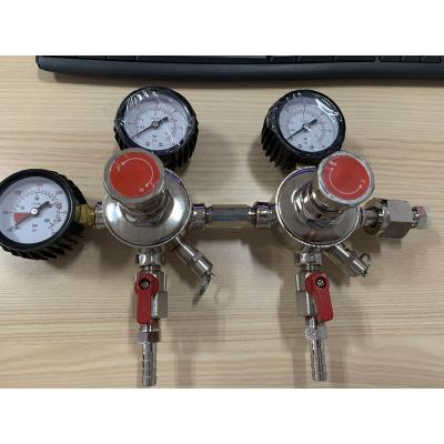 China CGA320/580 Inlet Connection Upperweld CO2 Draft Pressure Regulator for America Europe for sale