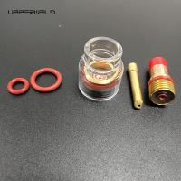 China TIG Welding Accessories WP-17/18/26 Champagne Nozzle Kit with Adapter 1.6mm for sale