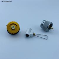 China Outdoor Propane Small Tank Input Adapter for Yellow BBQ Camp Stove Burners Conversion for sale