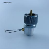 China Outdoor Propane Small Tank Input Adapter for Yellow BBQ Camp Stove Burners Conversion for sale