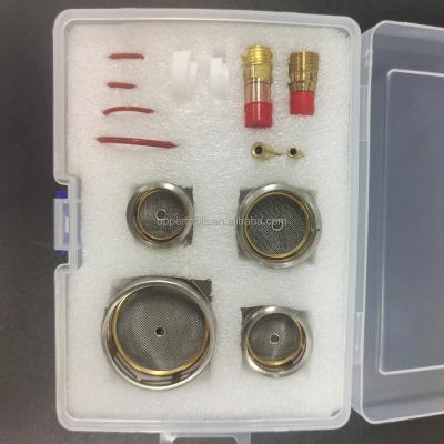China TIG Welding Torch Accessories Kit for WP17/18/26 54NQCN Complete TIG Consumables Set for sale