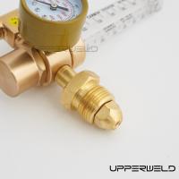 China Single Stage CO2 Argon Gas Regulator TIG MIG Flowmeter 0-4000 psi Pressure Gauge for sale