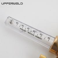 China Single Stage CO2 Argon Gas Regulator TIG MIG Flowmeter 0-4000 psi Pressure Gauge for sale