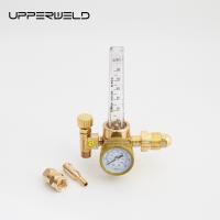 China Single Stage CO2 Argon Gas Regulator TIG MIG Flowmeter 0-4000 psi Pressure Gauge for sale