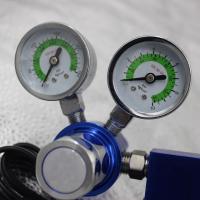 China Green Gas Reducer Dual Stage CO2 Regulator Solenoid Valve for Aquarium Fish Tank for sale