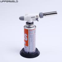 China Kitchen Cooking Torch Butane Flame Gun White 1.6kw Gas Blow Torch Mini BBQ Fire Gun for sale