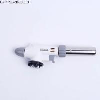 China Kitchen Cooking Torch Butane Flame Gun White 1.6kw Gas Blow Torch Mini BBQ Fire Gun for sale