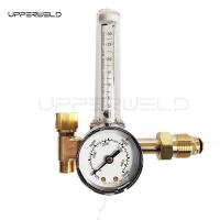 China Gold Full Copper Flowmeter for Argon/CO2 MIG TIG Gas Regulator in Welding Industry for sale