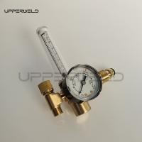 China Gold Full Copper Flowmeter for Argon/CO2 MIG TIG Gas Regulator in Welding Industry for sale