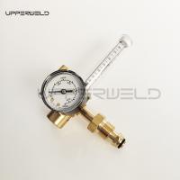 China Gold Full Copper Flowmeter for Argon/CO2 MIG TIG Gas Regulator in Welding Industry for sale