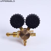 China Brass High Pressure Nitrogen Regulator with Gas Pressure Gauge and CGA580 Inlet Connection for sale