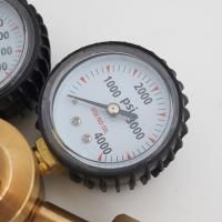 China Brass High Pressure Nitrogen Regulator with Gas Pressure Gauge and CGA580 Inlet Connection for sale