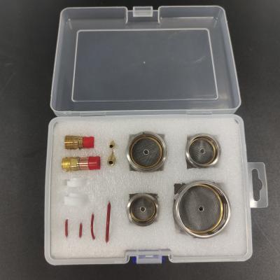 China 0.05kg 12-14-16-24 Gas Lens 54NQCN TIG Welding Consumables Glass Cup for WP17 18 26 for sale
