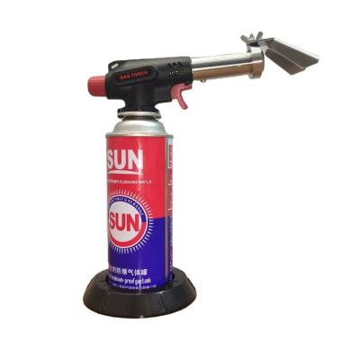 China Steel BBQ Beef Butane Mapp Torch Attachment for Home Kitchen Welding Soldering Torch for sale