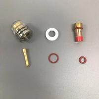 China WP-17/18/26 Champagne TIG Welding Torch Accessories 1.6mm/2.4mm/3.2mm Clear Nozzle Kit for sale