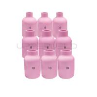 China 31PCS TIG Welding Torch Stubby Gas Lens Ceramic Cup Kit for WP-17/18/26 Large Size for sale