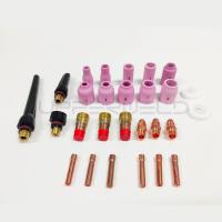 China WP-17/18/26 Welding Torch Brass and Plastic 12pcs TIG Back Cap Kit 57Y02 57Y03 57Y04 for sale