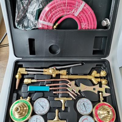 China Gas Welding and Cutting Torch Kit Oxygen Acetylene Brazing Set with Carrying Case Ideal for sale