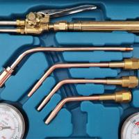China Gas Welding and Cutting Torch Kit Oxygen Acetylene Brazing Set with Carrying Case Ideal for sale
