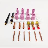 China Long-Lasting Collets Body Alumina Nozzle Stubby Gas Lens Kit for TIG WP 17/18/26 for sale
