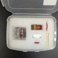 China Stubby Gas Lens 10 Pyre Glass Cup Clear Nozzle Kit for WP-17/18/26 Tig Welding Torch for sale