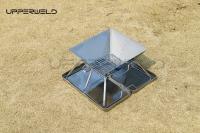 China 2kg Clean Finishing Portable Wood Camping Folding Carbon Grill Stove for Outdoor Trips for sale
