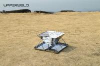 China 2kg Clean Finishing Portable Wood Camping Folding Carbon Grill Stove for Outdoor Trips for sale