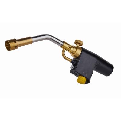 China Self-Ignition Stainless Steel Head Propane MAPP Torch CGA600 Thread Trigger Start for sale