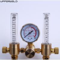 China Brass Dual Output Argon Gas Regulator Flow Meter with CGA580 Inlet and 5/8 Outlet for sale