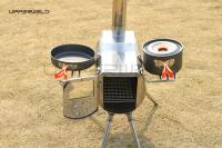 China Wood Burning Tent Stove for Camping Stainless Steel and 3.5 Inch Chimney Pipe Included for sale