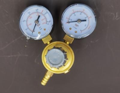 China Brass Argon Regulator Gauge for TIG/MIG Welding Customizable Thread and Performance for sale