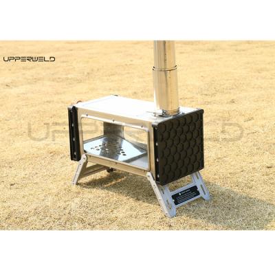 China Multifunctional Firewood Stove with Chimney Non-rusting Finishing 3.5KG Weight for sale