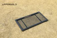 China Black Folding Campfire Grill Portable Heavy Duty Camp Grill Grate for Outdoor Camping for sale
