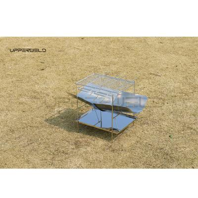 China Outdoor Campfire Bonfire Wood Burning Fire Pit with Heat Shield and 0.9KG Weight for sale
