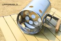 China Zinc Plated Steel Canister Charcoal Chimney Starter for Portable BBQ Outdoor Cooking for sale