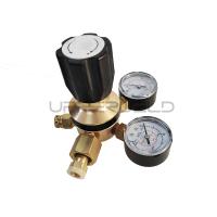 China Pressure Reducer Brass Body Oxygen Regulator Valve Upper Air Gas Cylinder for Welding for sale