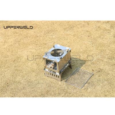 China Portable Stainless Steel Stove for Camping and Picnics Expanded size 21.5*20.5*15.5cm for sale