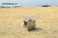 China Portable Stainless Steel Stove for Camping and Picnics Expanded size 21.5*20.5*15.5cm for sale