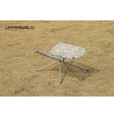 China Outdoor Camping Stainless Steel Firepit with Non-Rusting Finish and Portable Design for sale