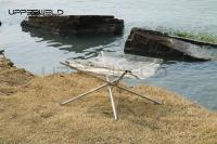 China Outdoor Camping Stainless Steel Firepit with Non-Rusting Finish and Portable Design for sale