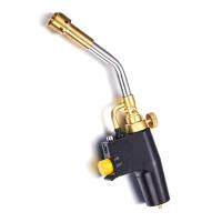 China Customized CGA600 Stainless Steel Thread Trigger-Start Torch Head for Propane Mapp Torch for sale