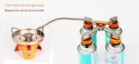 China Rust Prevention 4 in 1 Self-Closing Aluminum Alloy Stove Adapter for Gas Tank Tools for sale