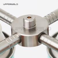 China Rust Prevention 4 in 1 Self-Closing Aluminum Alloy Stove Adapter for Gas Tank Tools for sale