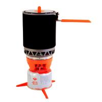 China Poly Outdoor Stove Wind-Resistant 1600W Picnic Gas Stove with Integrated Pot and Bowl for sale