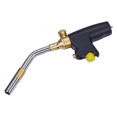 China 27.5*10*3.6cm Stainless Nozzle Handheld Propane Flame Heating Torch for Roofing Work for sale